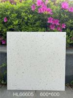 China Stunning and Stylish Beige 600x600mm Indoor Floor Terrazzo Ceramic Tiles For Dining Room for sale