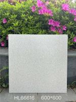 China Gray Acid-resistant 600x600mm Indoor Floor Terrazzo Ceramic Tiles For Bathroom and Dining Room for sale