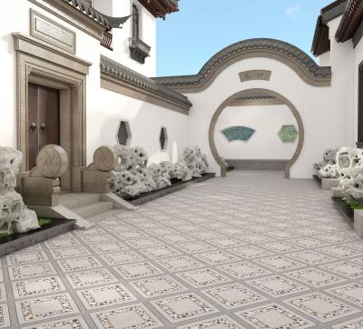 China Light Gray Acid-Resistance 600x600mm Retro Outside Floor Paving Ceramic Tile For Countyard And Swimming Pool for sale