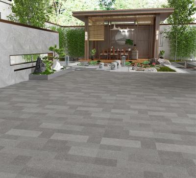 China Retro 600x600mm Gray Outside Floor Paving Ceramic Tile Eco-Friendly Tiles For Building And Plaza for sale