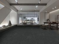 China Stunning Black 600x1200mm Matt With Mould Surface Porcelain Tiles For Apartment And Building for sale