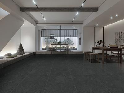 China Stunning Black 600x1200mm Matt With Mould Surface Porcelain Tiles For Apartment And Building for sale