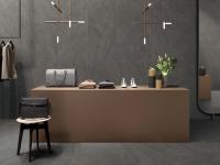 China Dark Gray Elegant and Stain-resistant 600x1200mm Matt With Mould Surface Porcelain Tiles For Living Room and Bedroom for sale