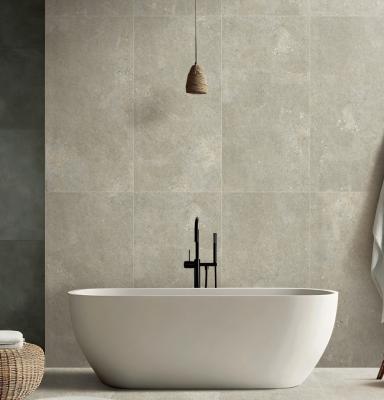 China Waterproof and Antibacterial Gray 600x1200mm Matt With Mould Surface Porcelain Tiles For Office for sale