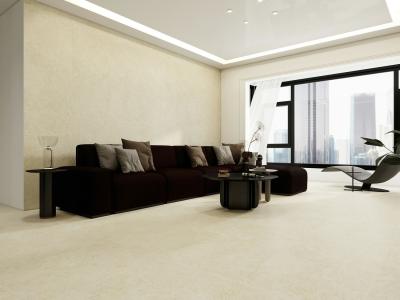 China Stain-resistant and Firebrick 600x1200mm Beige Porcelain Tiles Matt With Mould Surface Indoor Floor Tiles For Hotel for sale