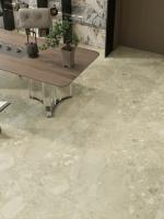 China Durable and Stylish Gray and Beige Terrazzo 600x1200mm Porcelain Tiles Matt With Mould Surface Floor Tiles For Balcony and Dining Room for sale