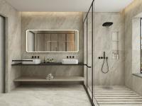 China Wear-resistant Beige and Gray 600x1200mm Mould Surface Matt Porcelain Tiles For Living Room and Office for sale