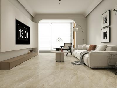 China Firebrick and Stain-resistant Light Khaki 600x1200mm Mould Surface Matt Porcelain Tiles For Apartment and Hotel for sale