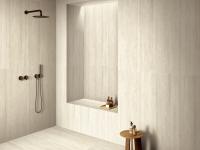 China Wear-resistant Pale Yellow Indoor Floor Travertine 600x1200mm Matt Porcelain Tiles For Dining Room for sale
