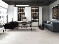 China Moisture-proof Gray Indoor Floor 600x1200mm Replica Glazed Porcelain Tiles For Project for sale