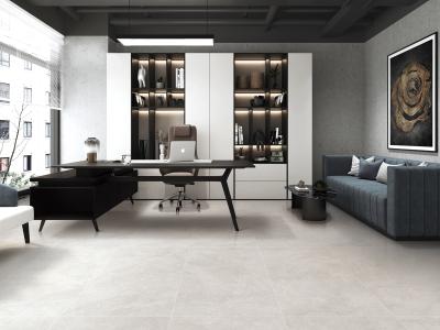 China Moisture-proof Gray Indoor Floor 600x1200mm Replica Glazed Porcelain Tiles For Project for sale