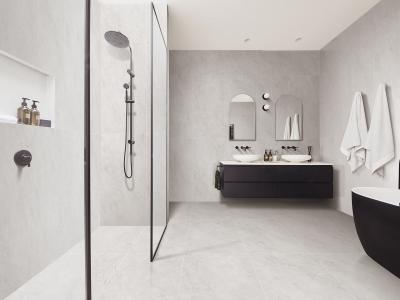 China Grade AAA and Stunning Indoor Floor Off-White 600x1200mm Replica Glazed Porcelain Tiles For Balcony and Bedroom for sale