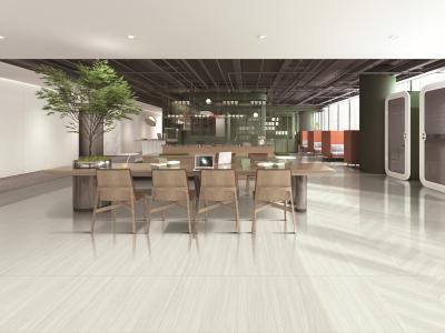China Antibacterial Light Gray 600x1200mm Indoor Floor  Wooden Porcelain Tiles for Living Room and Project for sale