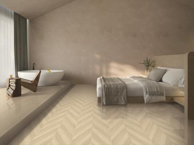 China Light Yellow Durable and Antibacterial 600x1200mm Indoor Floor Wooden Porcelain Tiles for Bedroom and Dining Room for sale