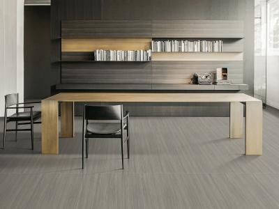 China Gray Waterproof and Durable 600x1200mm Indoor Floor Wooden Porcelain Tiles for Project and Building for sale