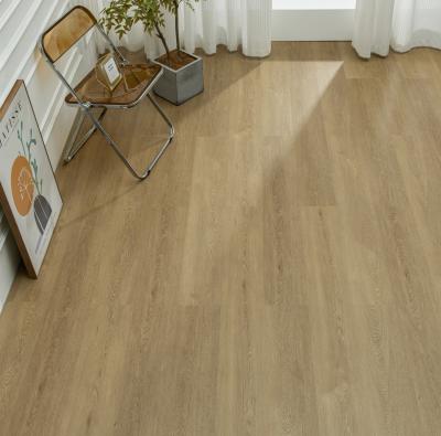 China Moisture-proof 1220x180mm Thickness 5mm Interior Floor Brown SPC Flooring UV Coating Wooden Pattern For Rebuilding for sale