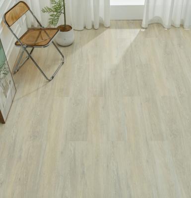China Khaki Non-slip 1220x180mm Thickness 5mm Interior Floor SPC Flooring UV Coating Wooden Pattern For Renovation and Hotel for sale