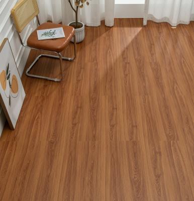 China Stain-resistant and Waterproof Brown 1220x180mm Interior Floor SPC Flooring UV Coating Thickness 5mm Wooden Pattern For Building and Project for sale
