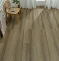 China Waterproof and Moisture-proof Brown 1220x180mm Interior Floor SPC Flooring UV Coating Thickness 5mm Wooden Pattern For Building and Office for sale