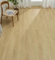 China Yellow Eco-friendly and Non-slip 1220x180mm Interior Floor SPC Flooring UV Coating Thickness 5mm Wooden Pattern For Living Room and Bedroom for sale