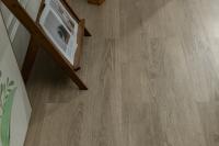 China Moisture-proof and Stain-resistant Gray 1220x180mm Interior Floor SPC Flooring UV Coating Thickness 5mm Wooden Pattern For Hotel and Living Room for sale