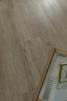 China Moisture-proof and Stain-resistant Gray 1220x180mm Interior Floor SPC Flooring UV Coating Thickness 5mm Wooden Pattern For Hotel and Living Room for sale