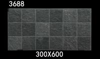 China Stunning and Non-slip Red 300x600mm Ceramic Exterior Wall Tiles W.A 1~3% for Hotel and Villa for sale