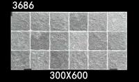 China Stunning and Non-slip Red 300x600mm Ceramic Exterior Wall Tiles W.A 1~3% for Hotel and Villa for sale