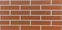 China Stunning and Non-slip Red 300x600mm Ceramic Exterior Wall Tiles W.A 1~3% for Hotel and Villa for sale
