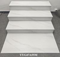 China Gray Beige Moisture-proof 470x1200mm Matt Ceramic Staircases Step and Riser For Balcony for sale