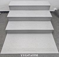 China Gray Beige Moisture-proof 470x1200mm Matt Ceramic Staircases Step and Riser For Balcony for sale