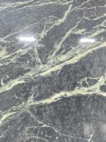 China Green Waterproof 1600x3200x12mm Polished Sintered Stone Slab AAA Grade for Living Room and Building for sale