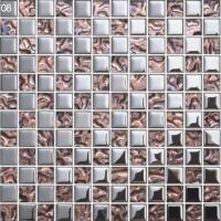 China Glass and Metal Waterproof and Elegant Swimming Pool Mosaics For Building for sale