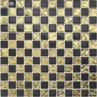 China Glass and Metal Waterproof and Elegant Swimming Pool Mosaics For Building for sale
