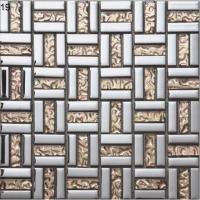 China Wear-resistant Glass and Metal Swimming Pool Mosaics For Hotel for sale