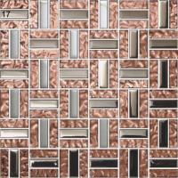China Wear-resistant Glass and Metal Swimming Pool Mosaics For Hotel for sale