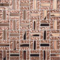 China Wear-resistant Glass and Metal Swimming Pool Mosaics For Hotel for sale