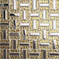 China Wear-resistant Glass and Metal Swimming Pool Mosaics For Hotel for sale