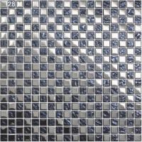 China Stain-resisatnt and Stunning Glass and Metal Swimming Pool Mosaics For Project for sale