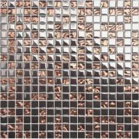 China Stain-resisatnt and Stunning Glass and Metal Swimming Pool Mosaics For Project for sale