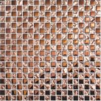China Stain-resisatnt and Stunning Glass and Metal Swimming Pool Mosaics For Project for sale
