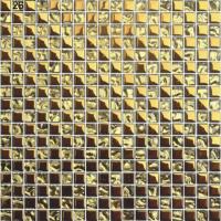 China Stain-resisatnt and Stunning Glass and Metal Swimming Pool Mosaics For Project for sale