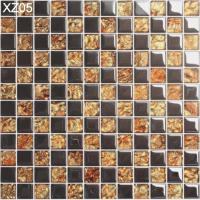 China Durable and Decorative Luxury Glass and Metal Wall Swimming Pool Mosaics For Rebuilding and Renovation for sale