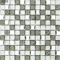 China Durable and Decorative Luxury Glass and Metal Wall Swimming Pool Mosaics For Rebuilding and Renovation for sale