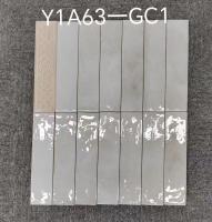 China Stylish and Stunning Beige Pink Blue Black Green 60x253mm Thickness 9mm Glossy Decorative Wall Tiles For Living Room and Bathroom for sale