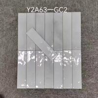 China Stylish and Stunning Beige Pink Blue Black Green 60x253mm Thickness 9mm Glossy Decorative Wall Tiles For Living Room and Bathroom for sale