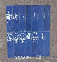 China Stylish and Stunning Beige Pink Blue Black Green 60x253mm Thickness 9mm Glossy Decorative Wall Tiles For Living Room and Bathroom for sale