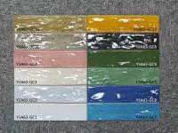 China Stylish and Stunning Beige Pink Blue Black Green 60x253mm Thickness 9mm Glossy Decorative Wall Tiles For Living Room and Bathroom for sale