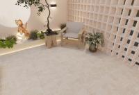 China Anti-slip Waterproof Stain-resistant Beige Stone Style 598x598mm Thickness 12mm Outdoor Ceramic Tiles For Hotel and Villa for sale