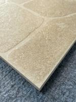China Grade AAA Decorative Elegant Waterproof Stain-resistant Cream Yellow Stone Style 598x598mm Thickness 12mm Outside Floor And Wall Ceramic Tiles For Renovation And Project for sale